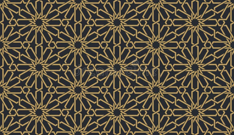 Seamless Geometric Pattern in Authentic Arabian Style. Stock Vector ...