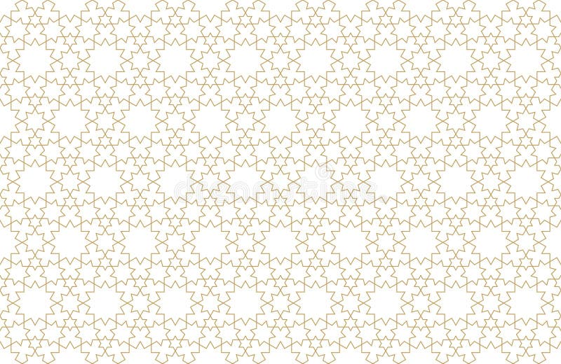 Seamless Geometric Pattern in Authentic Arabian Style. Stock Vector ...