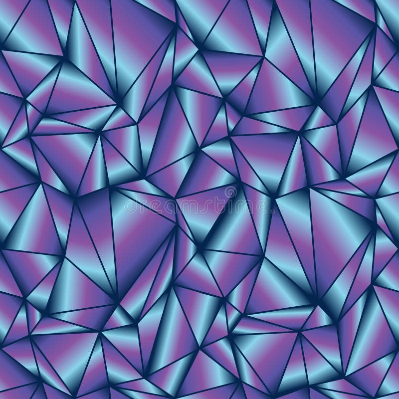 Seamless Geometric Pattern. Background of Abstract Fluorescent ...