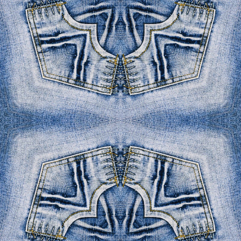 Seamless Geometric Pattern Blue Jeans Stock Photo - Image of jeans ...
