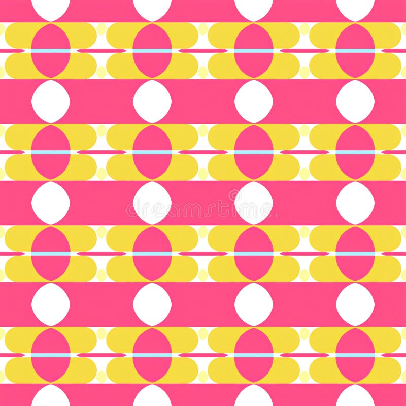 Seamless Geometric Pattern in Blue and Pink Colors. Stock Illustration ...