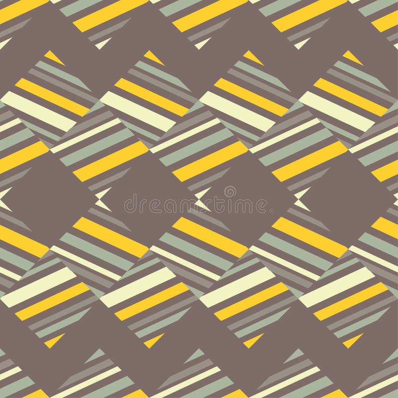 Seamless Geometric Pattern. Bright Colors and Simple Shapes Stock ...