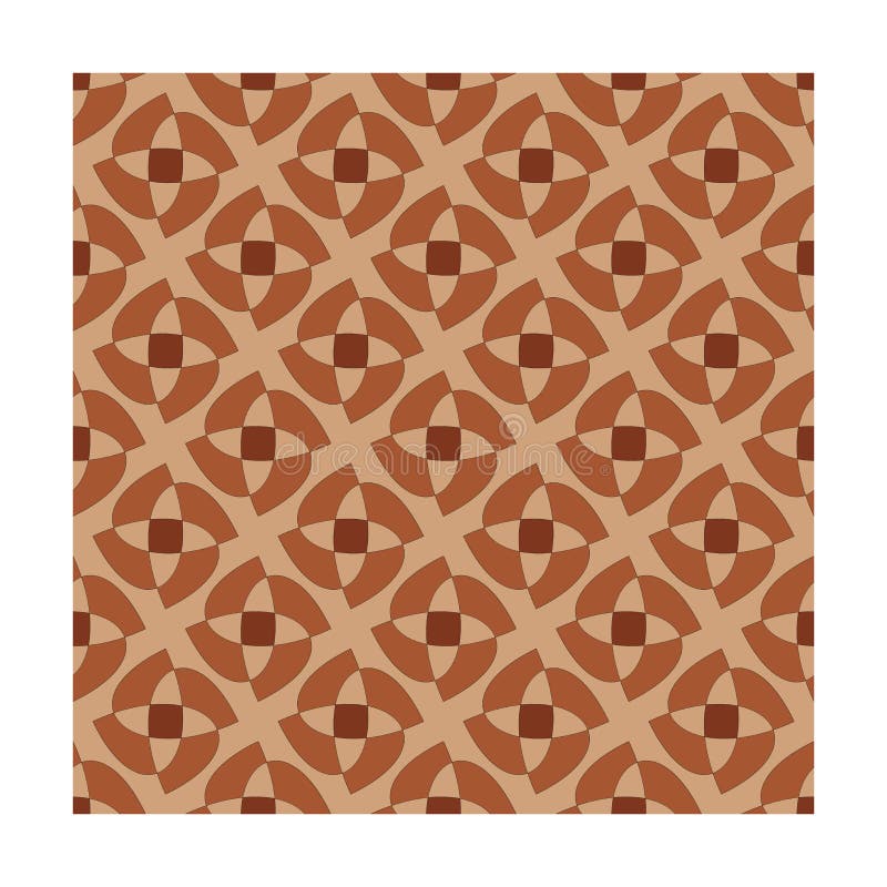 Seamless Geometric Pattern in Brown Tones with Simple Abstract Shapes ...