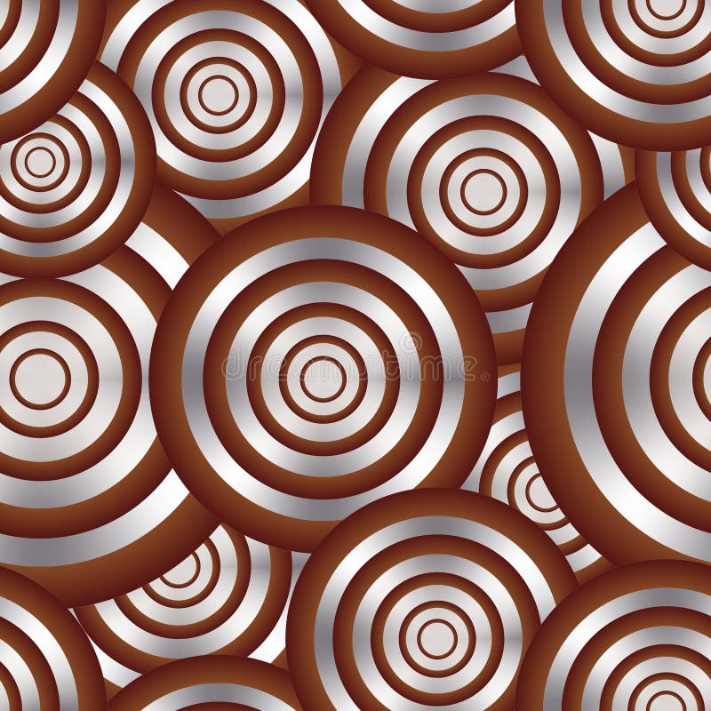 Seamless Geometric Pattern with Circle Stock Vector - Illustration of ...