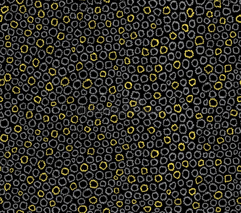 Seamless Geometric Pattern, Colored Abstract of Small Wavy Circles for ...