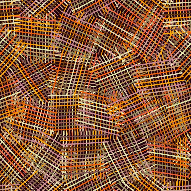 Seamless Geometric Pattern with Colorful Intersection Lines Stock ...