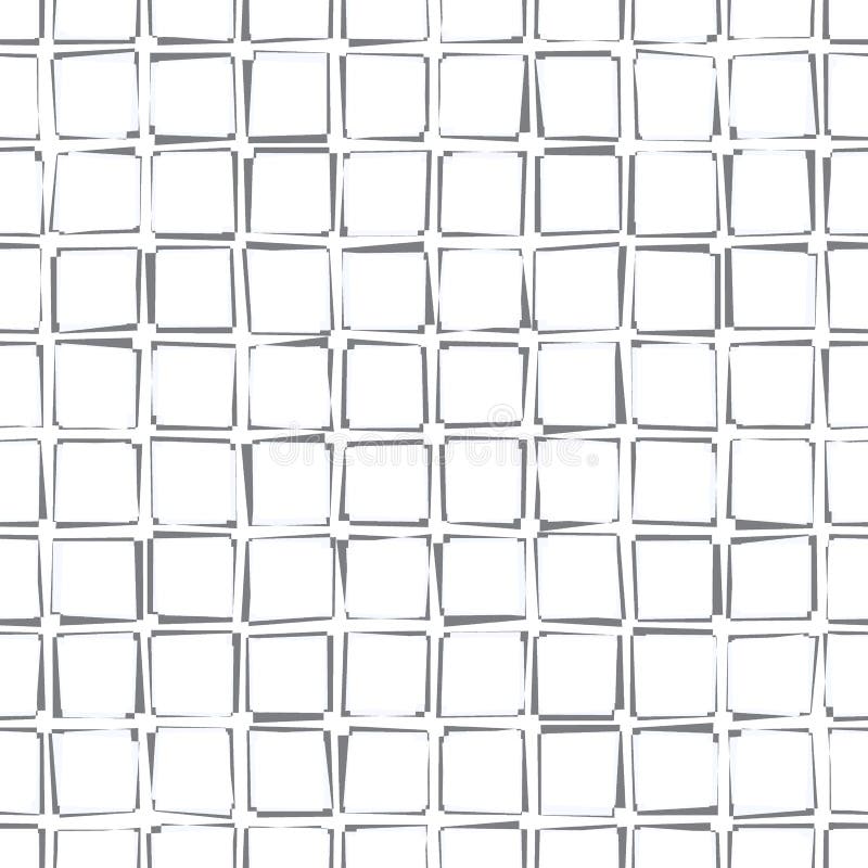 Seamless Geometric Pattern with Curved Squares Stock Vector ...