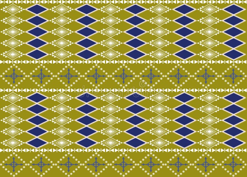 Seamless Geometric Pattern. Diamond Shape on Green Background Stock ...