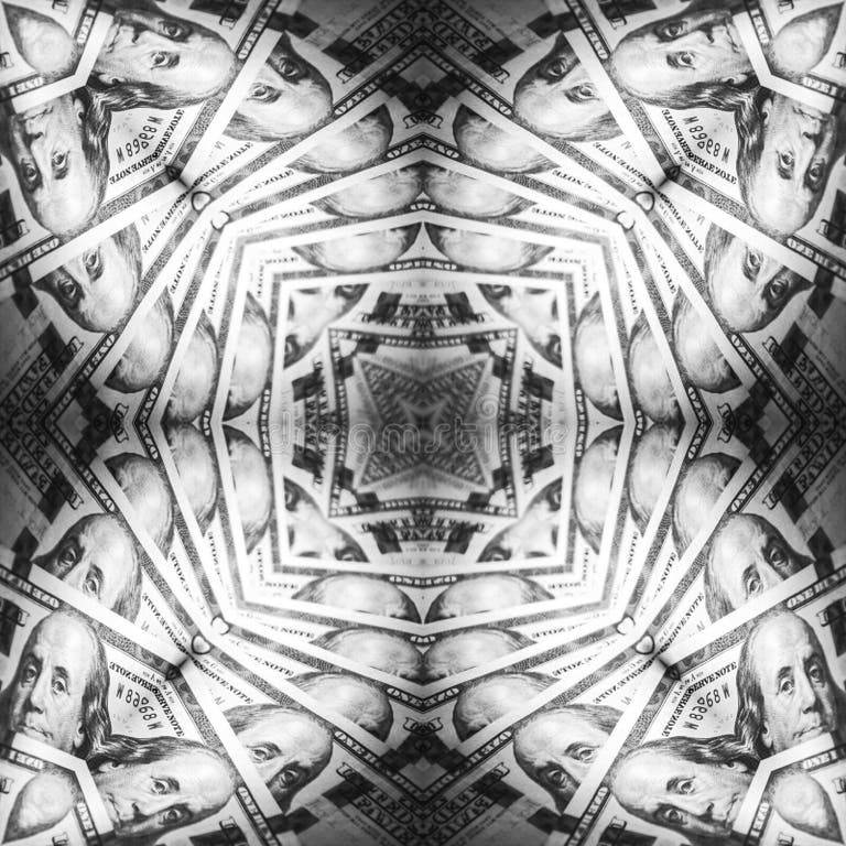 Seamless Geometric Pattern of Dollars Stock Photo - Image of seamless ...