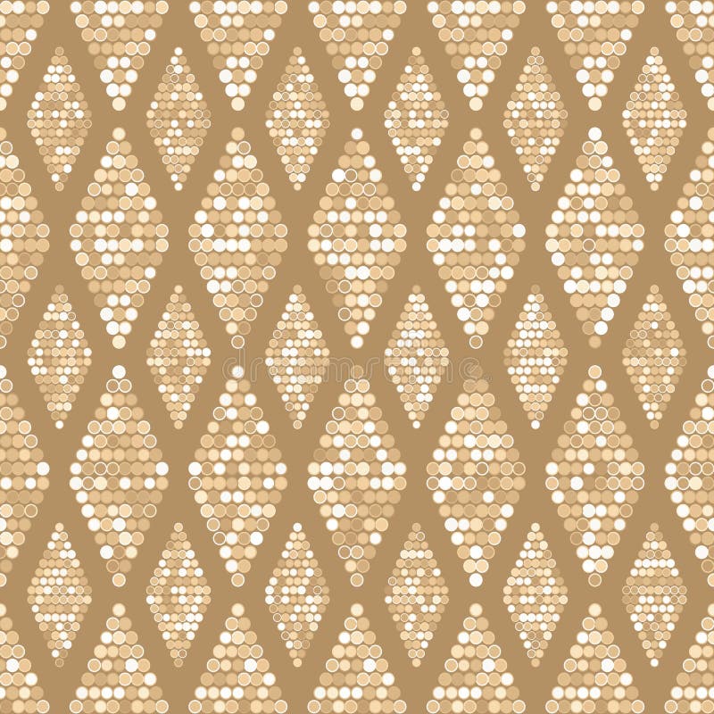 Seamless Geometric Pattern Dots Stock Vector - Illustration of ...