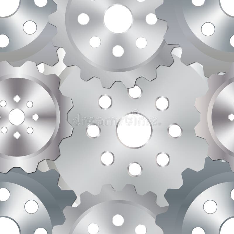 Seamless Geometric Pattern with Circle and Square Stock Vector ...