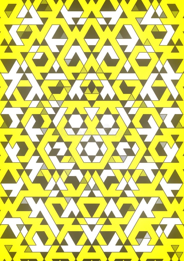 Seamless Geometric Pattern in Glowing 80 S Style Stock Illustration ...