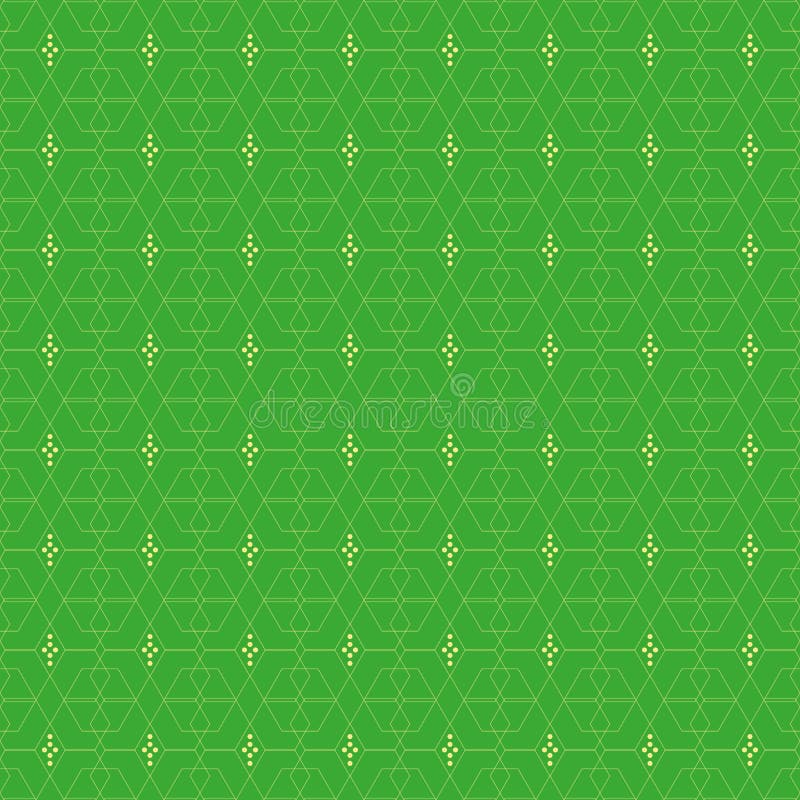 Seamless Geometric Pattern in Green Design. Vector Illustration Stock ...