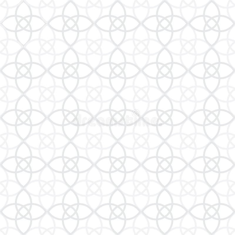 Seamless Geometric Pattern With Grey 3D Grid Stock Vector ...