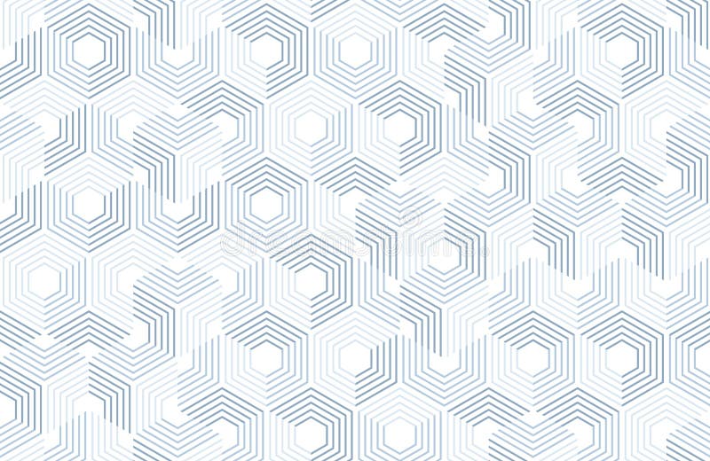 Seamless Geometric Pattern with Hexagons and Lines. Irregular Structure ...