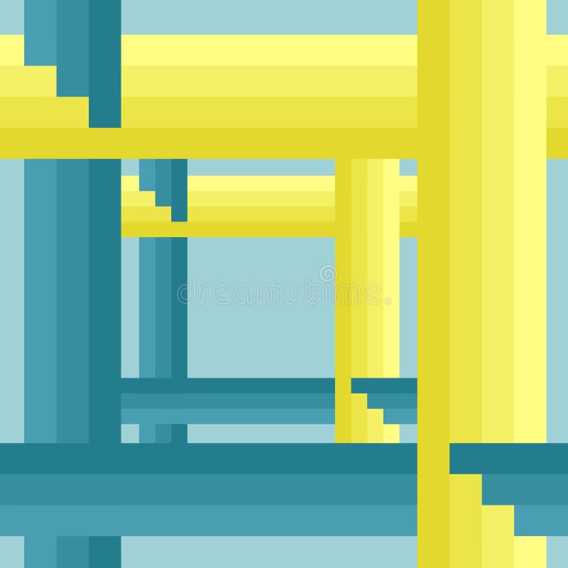 Seamless Geometric Pattern of Intersecting Stripes of Different Shades ...