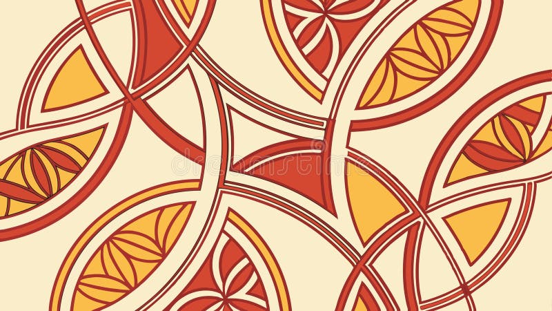 Seamless Geometric Pattern with Interwoven Elements, Abstract Texture. Vector Design Generative ...