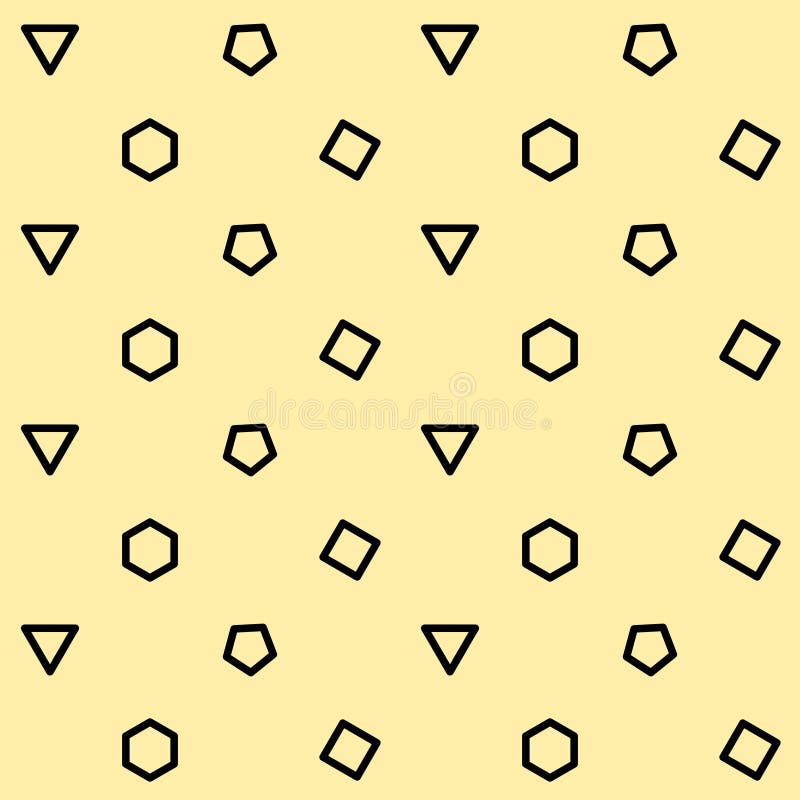 Seamless Geometric Pattern with Lots of Nice Shapes. Stock Vector ...