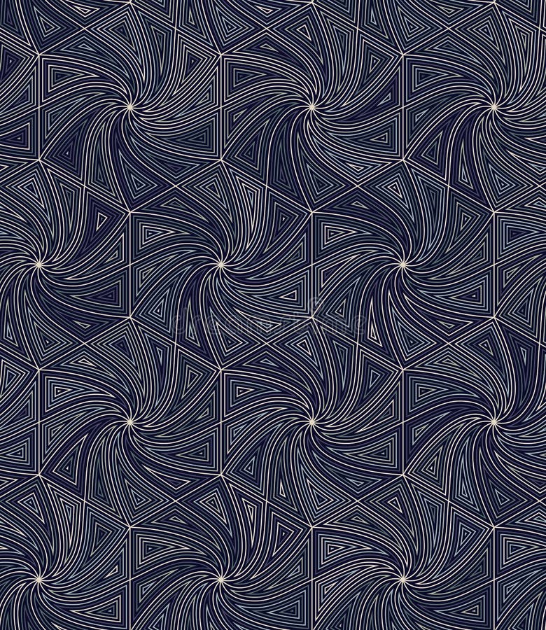 Seamless Geometric Pattern with Multicolored Outlined Triangles ...