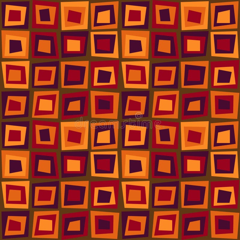 Seamless Geometric Pattern with Multiple Squares in Vivid Ethnic Colors ...