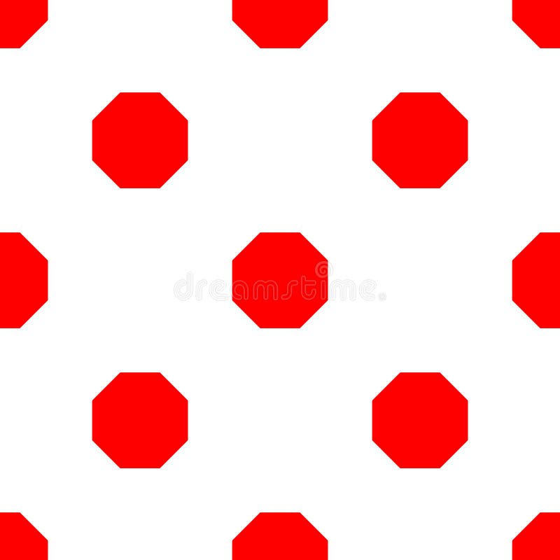 Octagon Seamless Pattern Design Stock Vector - Illustration of tile ...