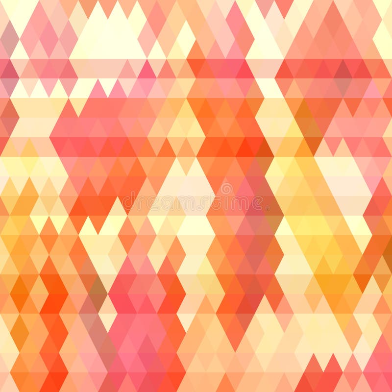 Triangle Seamless Pattern with Grunge Effect Stock Vector ...