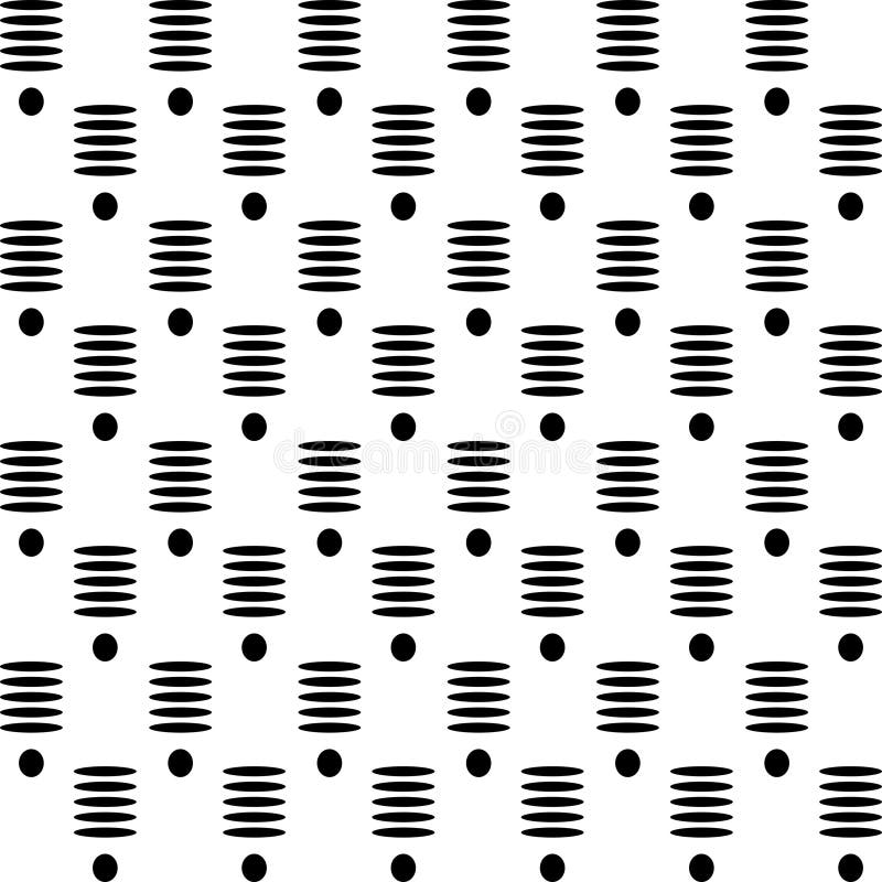 Seamless Geometric Pattern Oval Shaping with Circles Repeated Design on ...