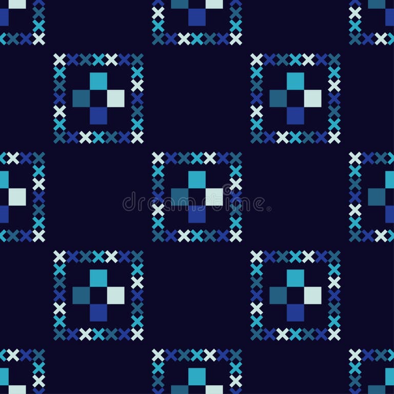 Seamless Geometric Pattern. Pattern of Quadrilaterals Stock ...