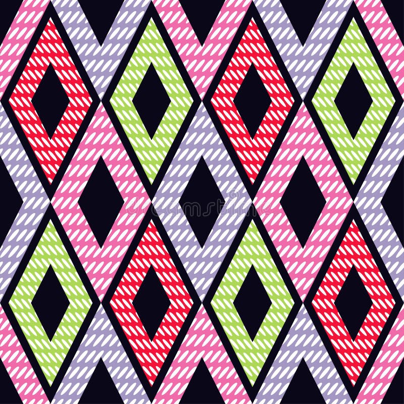 Seamless Geometric Pattern. Pattern of Quadrilaterals Stock ...