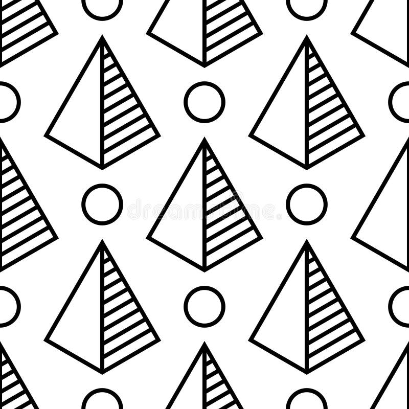 Seamless geometric pattern stock vector. Illustration of ornamental ...