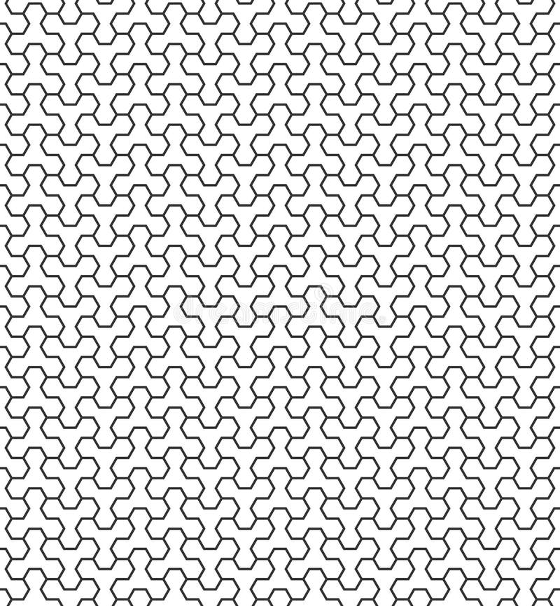 Seamless Geometric Pattern. Regular Tiled Ornament. Vector. Stock ...