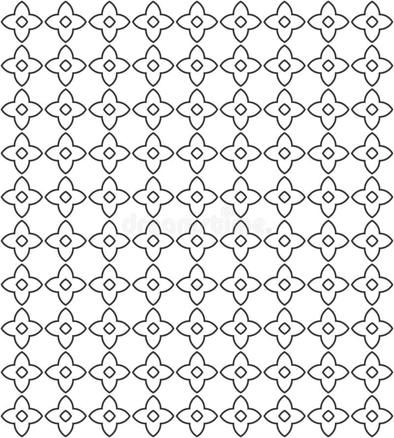 Seamless Geometric Pattern. Regular Tiled Ornament. Vector. Stock ...