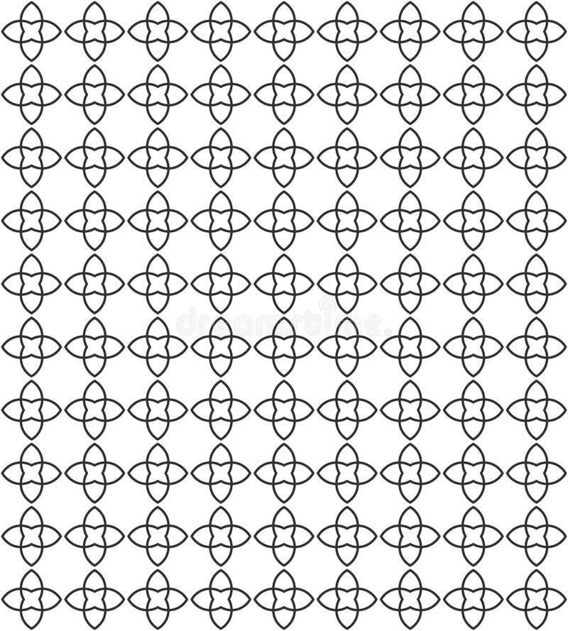 Seamless Geometric Pattern. Regular Tiled Ornament. Vector. Stock ...