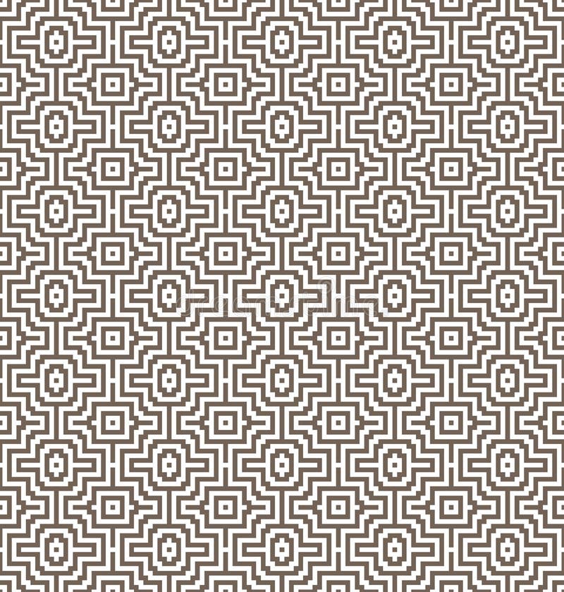 Seamless Geometric Pattern. Regular Tiled Ornament. Vector. Stock ...