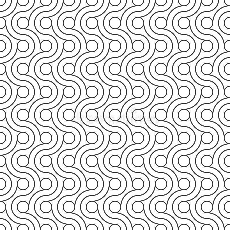 Seamless Geometric Pattern. Regular Tiled Ornament. Vector. Stock ...