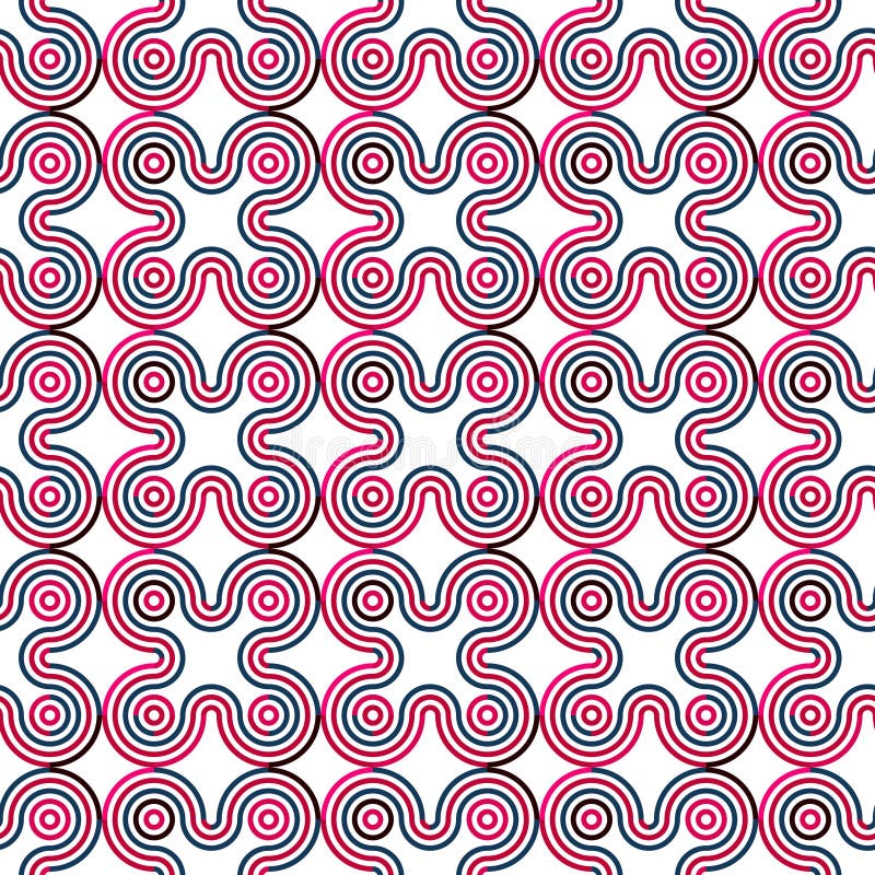 Seamless Geometric Pattern. Repeating Geometric Symmetric Ornament ...