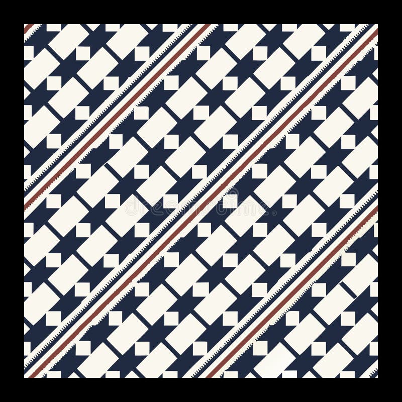 Seamless Geometric Pattern. Repeating Sample Figure and Line. Cloth ...