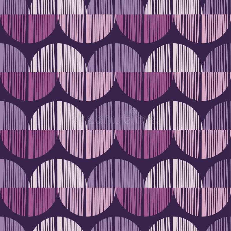 Seamless Geometric Pattern. Semicircle Scratches Texture Stock ...