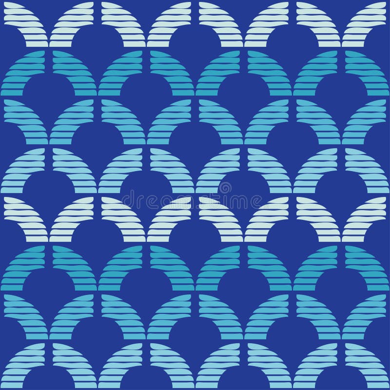 Seamless Geometric Pattern. Semicircle and Texture. Scribble Texture ...