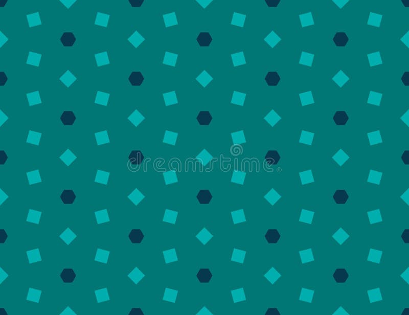 Seamless Geometric Pattern. Shaped Dark Blue, Matt Light Square on Dark ...