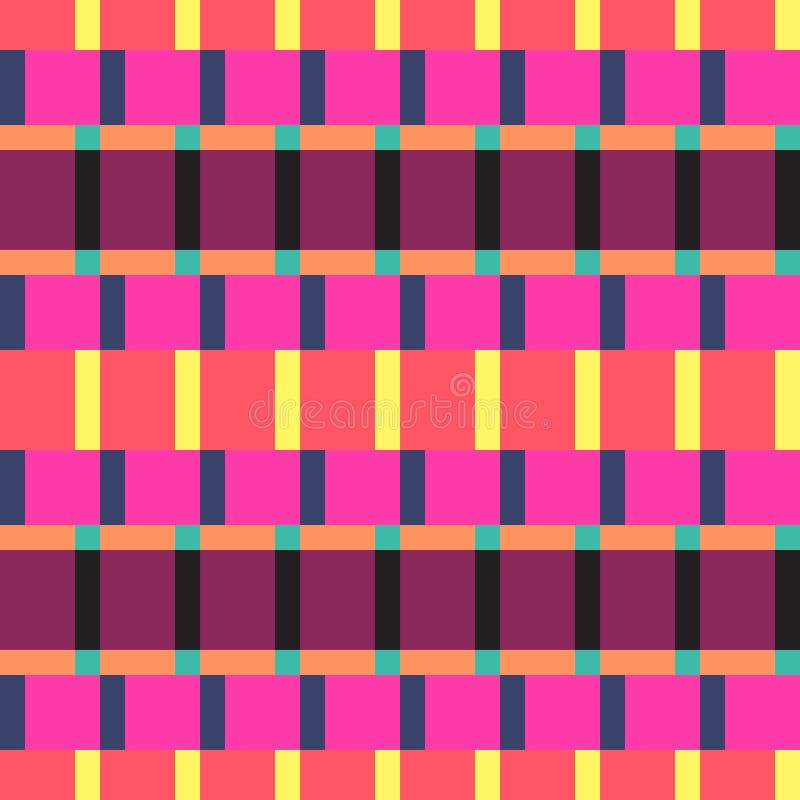 Seamless Geometric Pattern with the Square. Stock Vector - Illustration ...