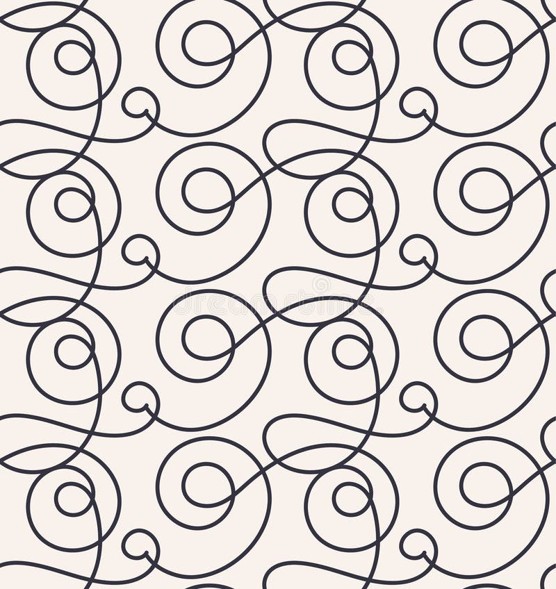 Continuous Line Drawing Decorative Elements Stock Illustrations – 663 ...