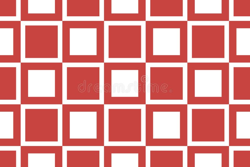 Seamless Geometric Pattern, Texture or Background Vector in Red, White ...