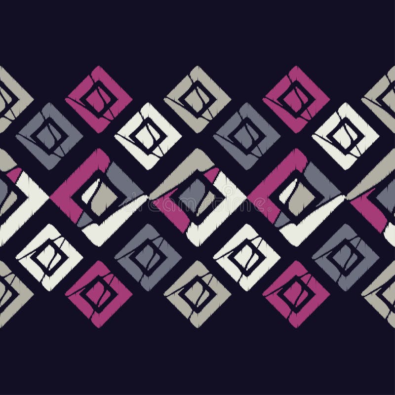 Seamless Geometric Pattern. the Texture of Rhombus. Scribble Texture ...