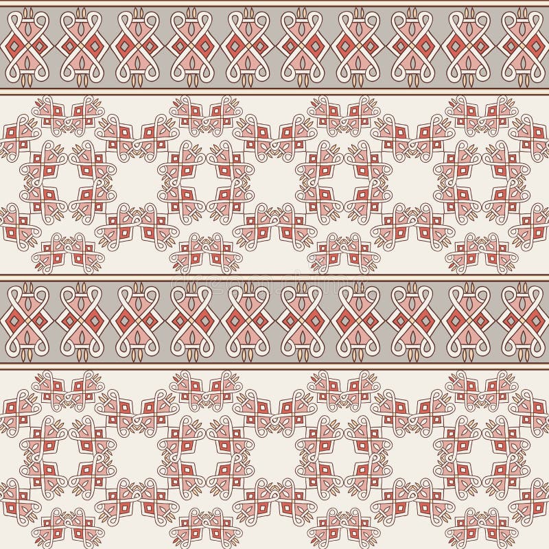 Seamless Geometric Pattern Tile Stock Vector - Illustration of ...