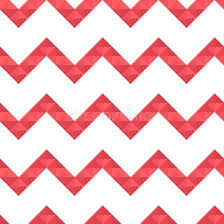 Seamless Geometric Pattern of Triangles Chevron Stock Illustration ...