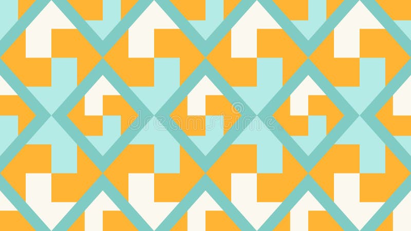 Seamless Geometric Pattern with Triangles in Retro Style. Stock Vector - Illustration of stripes ...