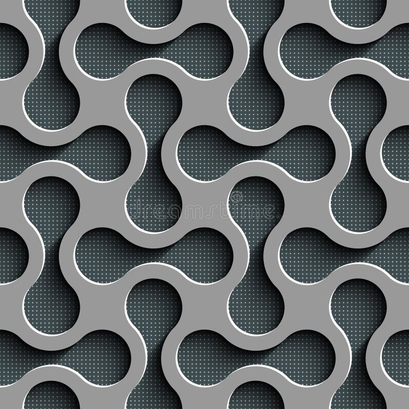 Seamless Geometric Pattern stock vector. Illustration of monochrome ...