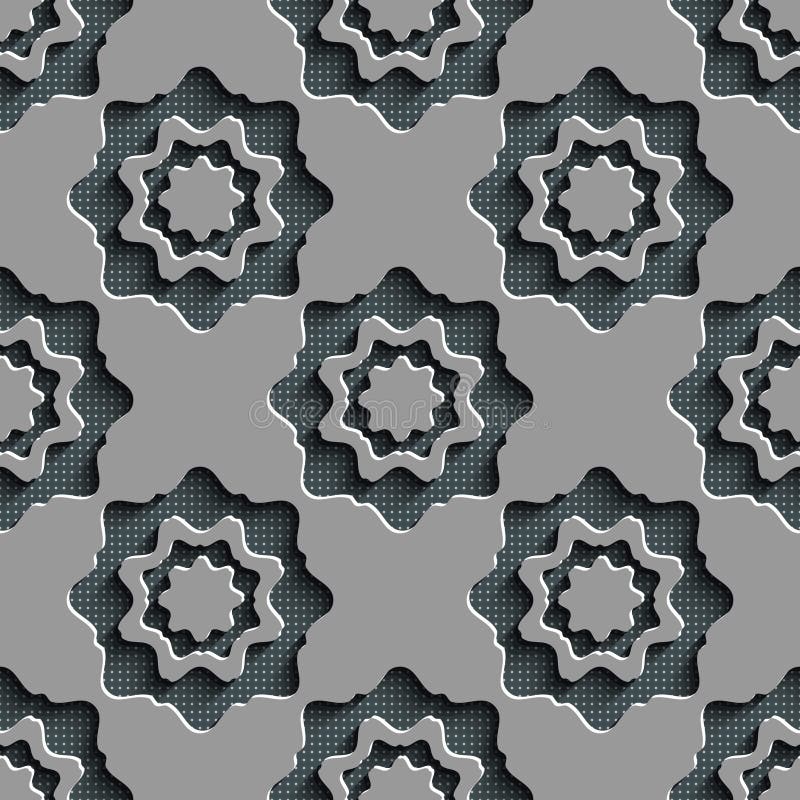 Seamless Geometric Pattern stock vector. Illustration of gray - 86893713