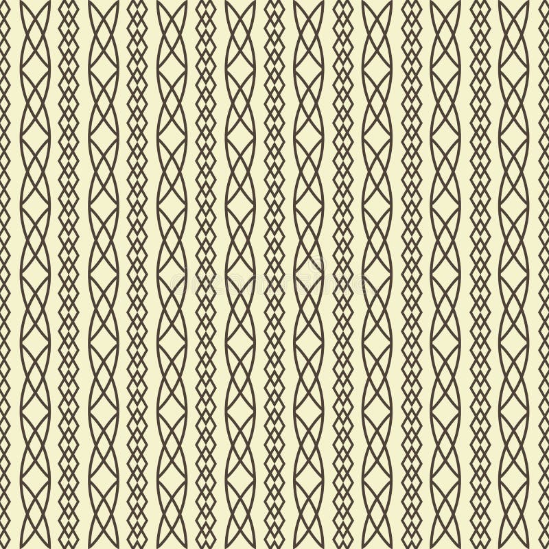 Seamless Geometric Pattern Weave Braids Stock Vector - Illustration of ...
